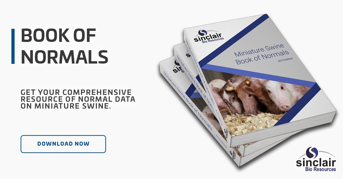 Miniature Swine Book of Normals | Sinclair Bio Resources